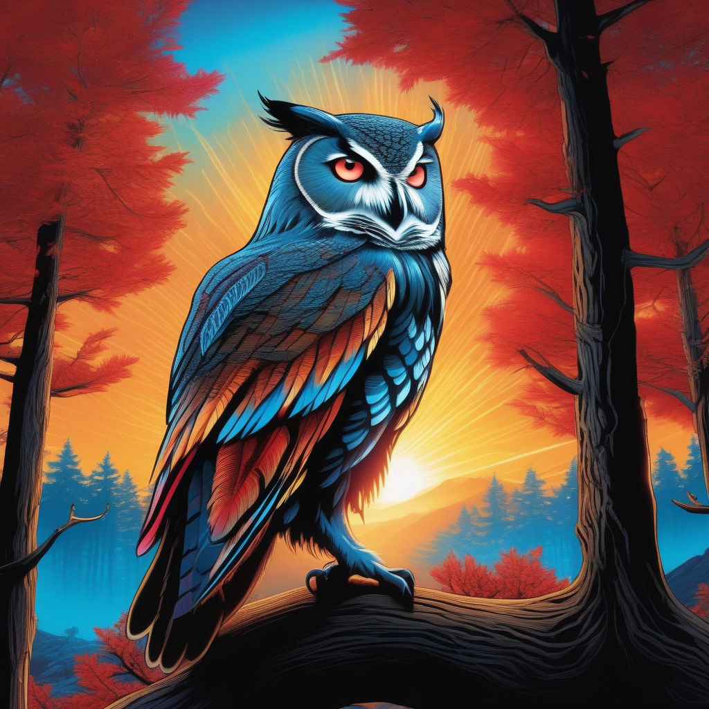 Imagine a design of an owl looking as wise as einstien by Shahd Hashim ...