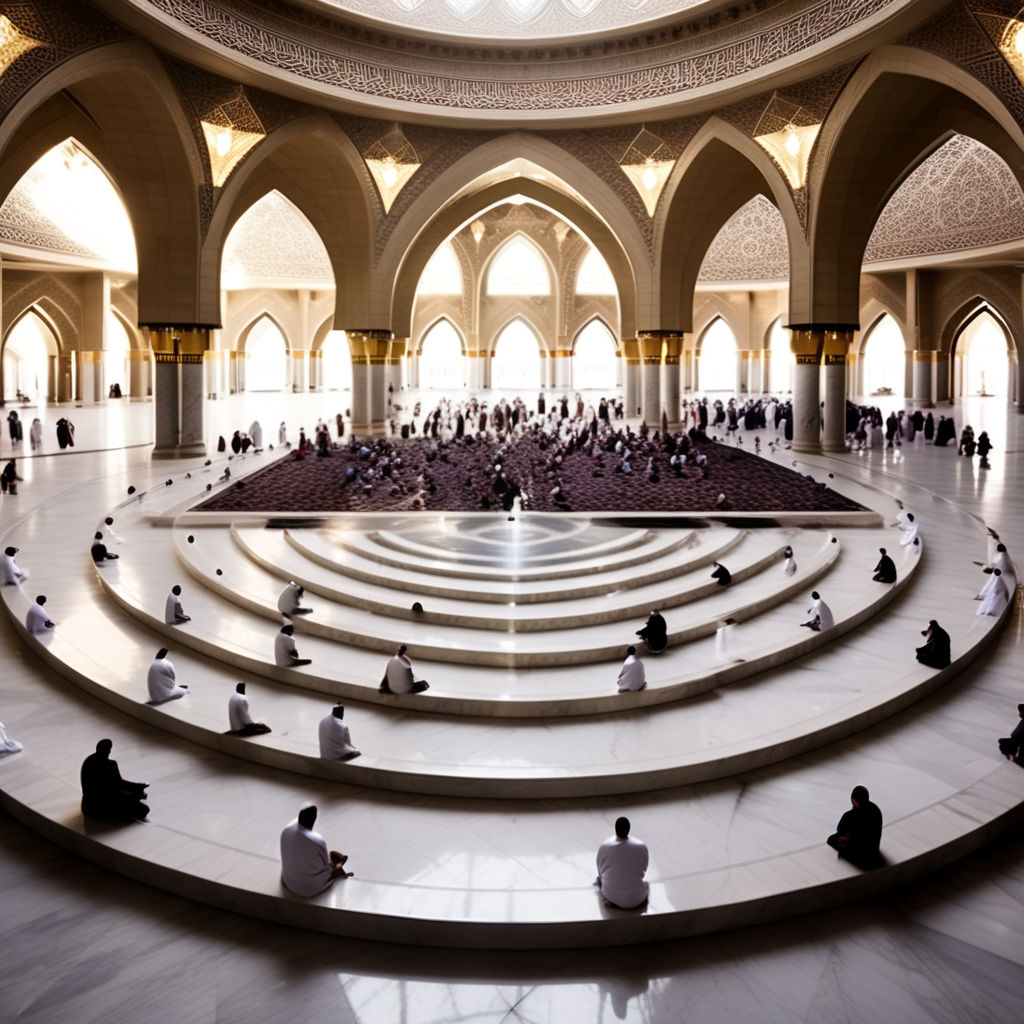 Muslim circles in mosques attended by thousands of people by ali saad ...