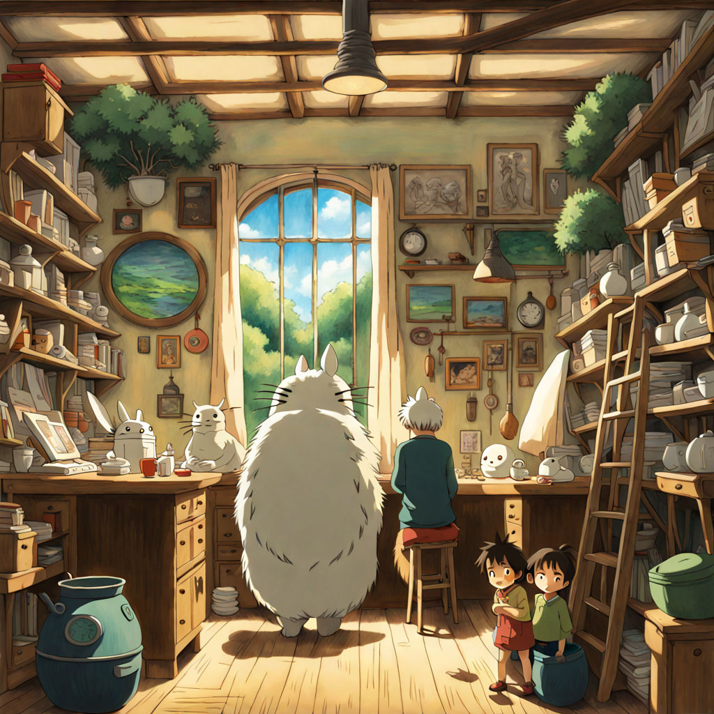 Studio ghibli style by Hafiz Asif - Playground