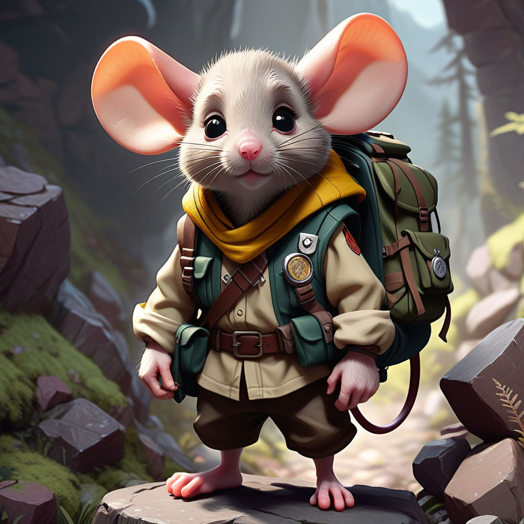 A character in the game "Dungeons and Dragons". A cute mouse... by ...