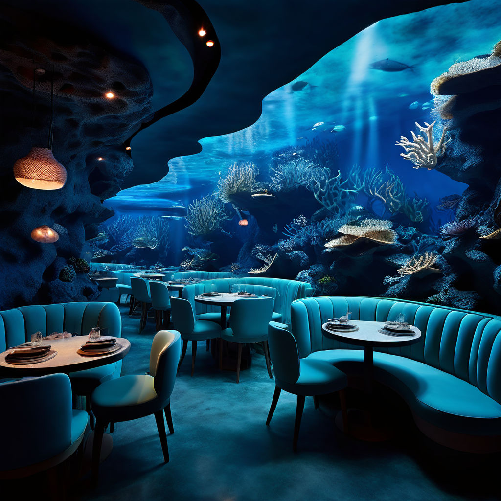Under-the-sea themed small restaurant by Krizza Magnahon - Playground