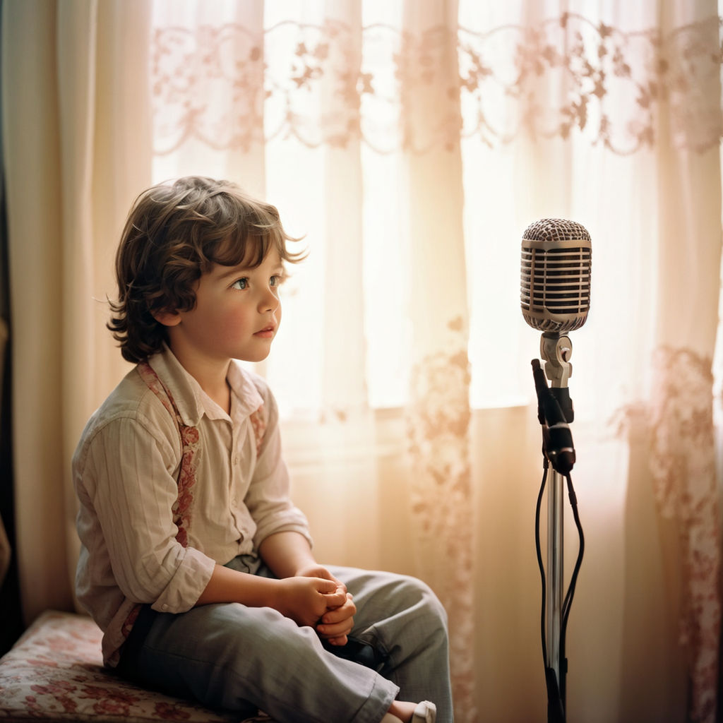 A young child sitting cross-legged by Hoo Lu - Playground