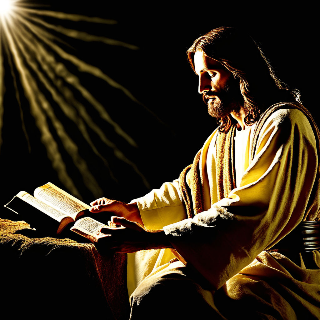 Jesus in a Bible scene. This is a classic way to portray Jes... by ...