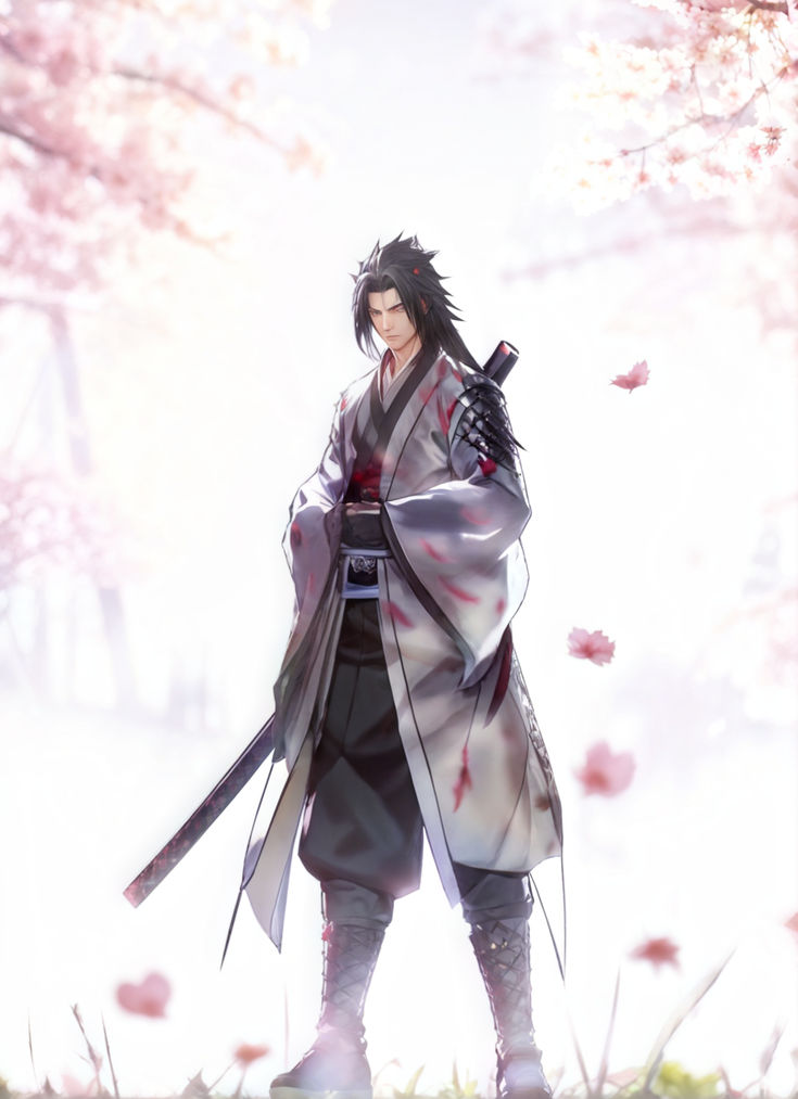 Anime male character in Demon Slayer uniform adorned with a ... by ...