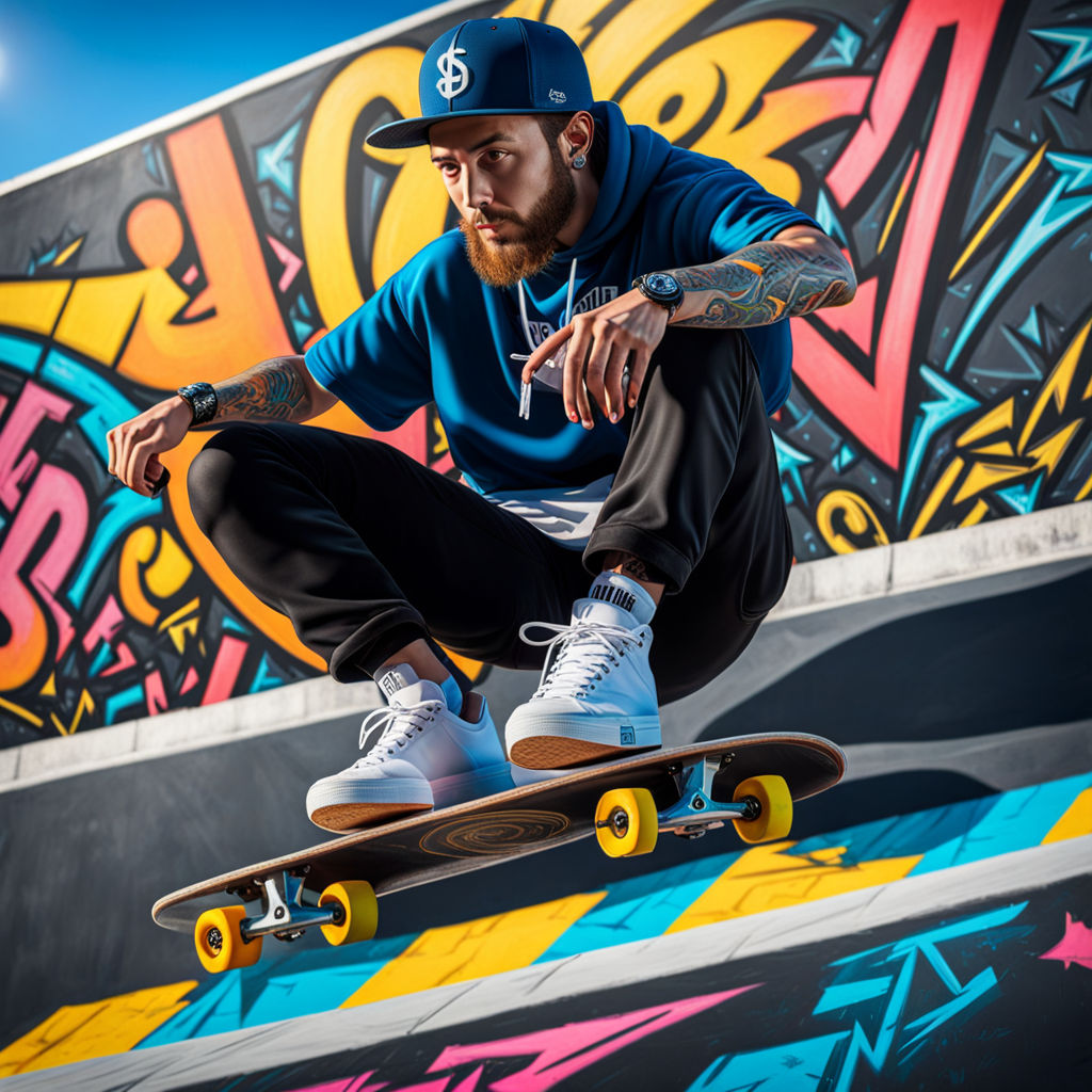 Full body skateboarding on the skate park by Jony Newman - Playground