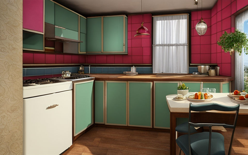 80's style kitchen by Test Test - Playground