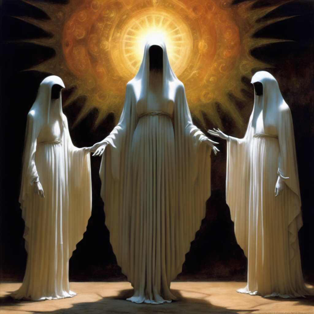 Octonion beings of the 4th dimensional shadow cast from a 5t... by ...