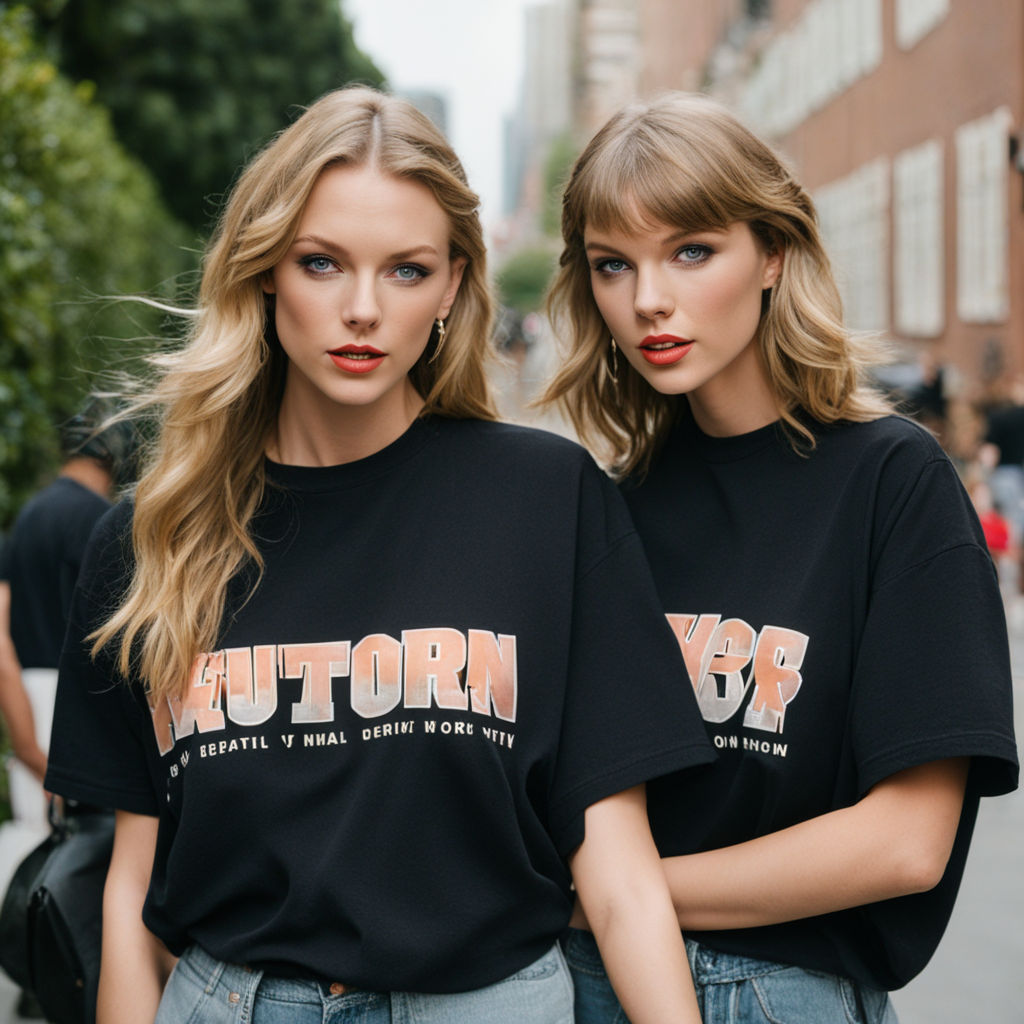 Two female beautiful person (Sydney Sweeney and Taylor Swift... by siw ...