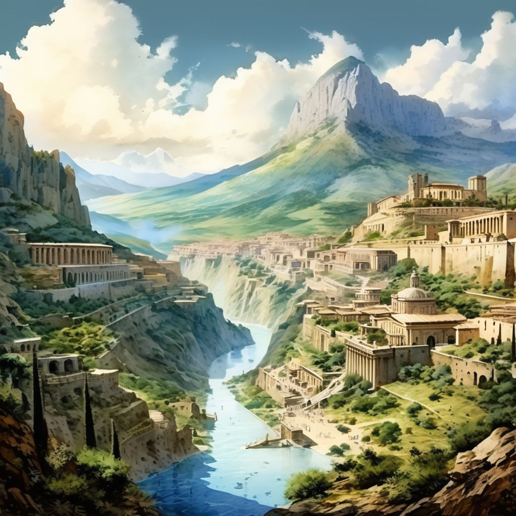 Montañas de Galia mapa en la epoca del imperio romano by ...