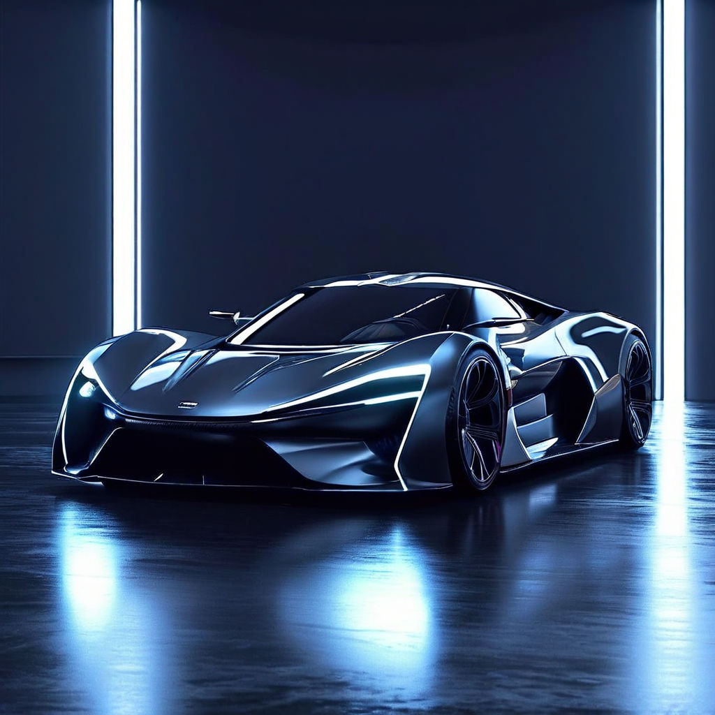Imagine a hypercar with a redesigned front view that exudes ... by ...