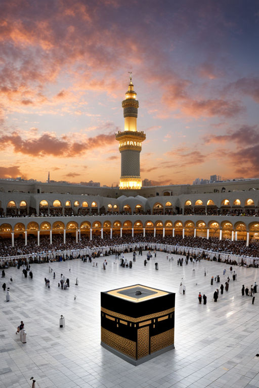 The Kaaba in a beautiful way by Hamza - Playground