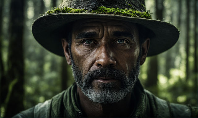 Macro portrait of a stern forest ranger by BBB CASA - Playground