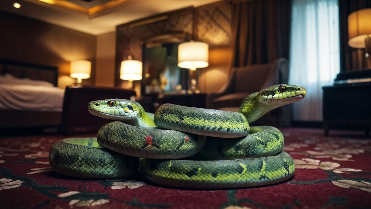 SNAKES in a HOTEL!! | No Snake Hotel by atul kumawat - Playground