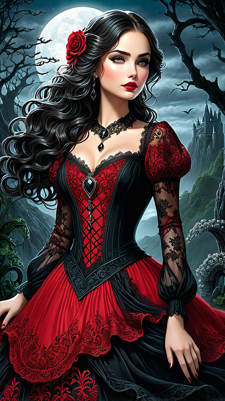 Ultra detailed illustration of a courageous adventuress by Virginie Ava ...