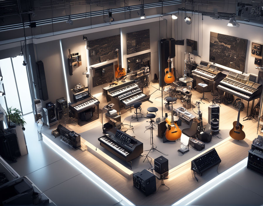 An Isometric 3D Floor Plan for a High Tech Recording Studio by Mike S ...