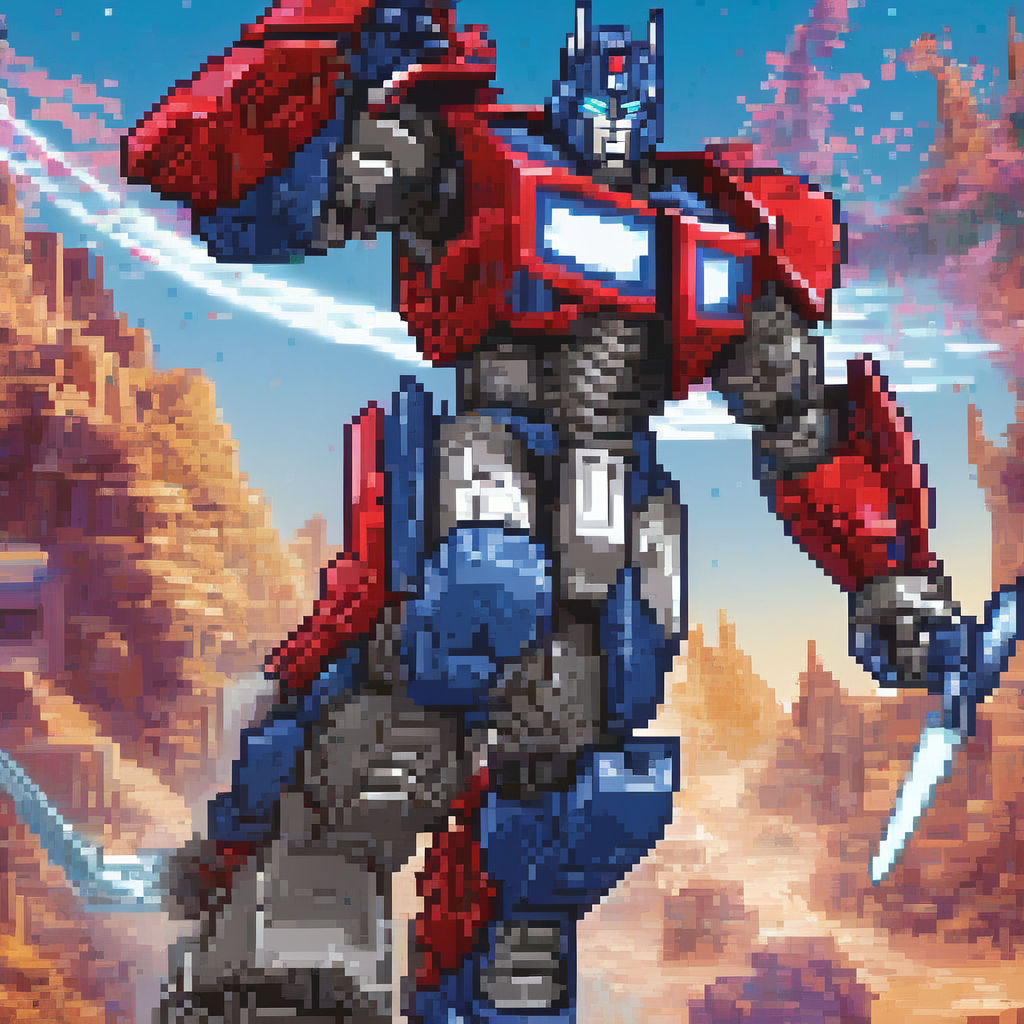 Create images of Optimus Prime in various poses to use as su... by SMat - Playground