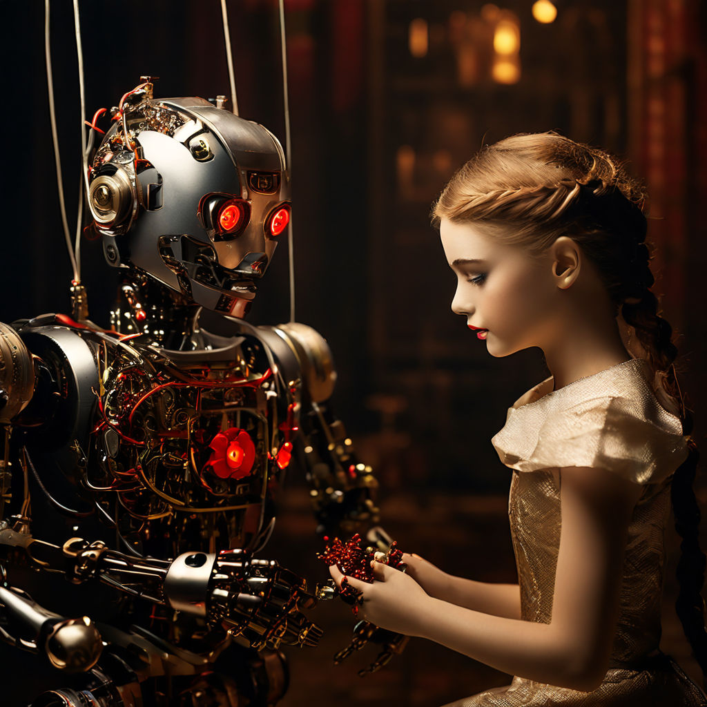 AI robots that control marionette humans like puppets by 잉잉 - Playground