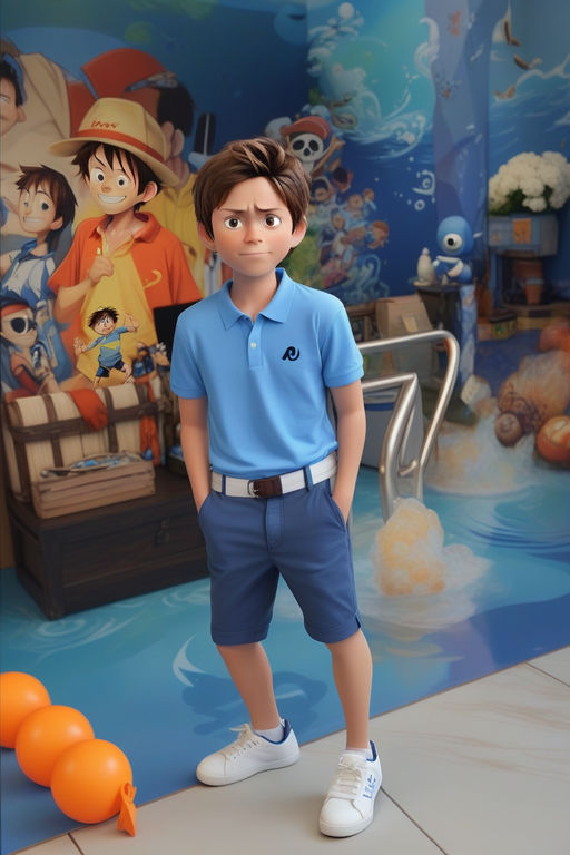 Make an image of a Pixar character full body by Rodrigo Marquez ...