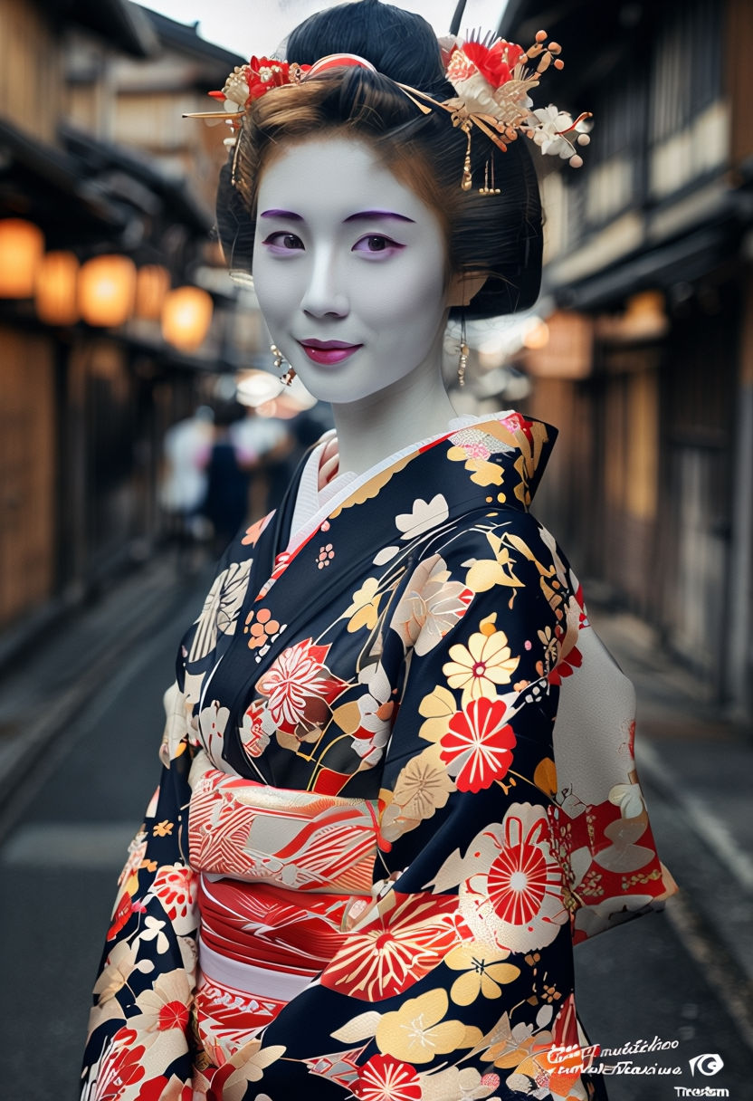 Beautiful geisha by Александр Брусникин - Playground