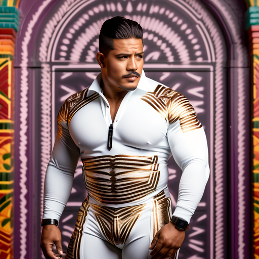 A gorgeous buff thick chunky mexican man in tight fitting bo... by Yael ...