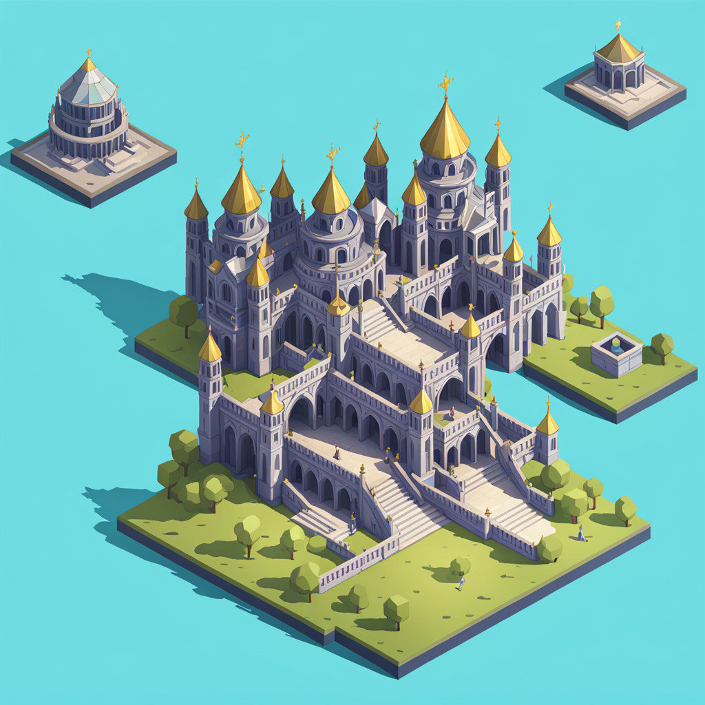 Design a low-poly concept art by Princyy Alexey - Playground