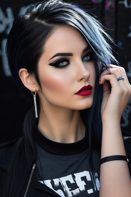 Modern emo woman by Manda - Playground