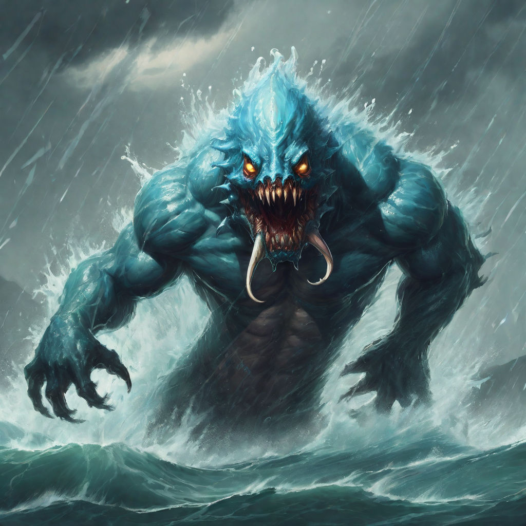 Water hurricane monster by William Kelton - Playground
