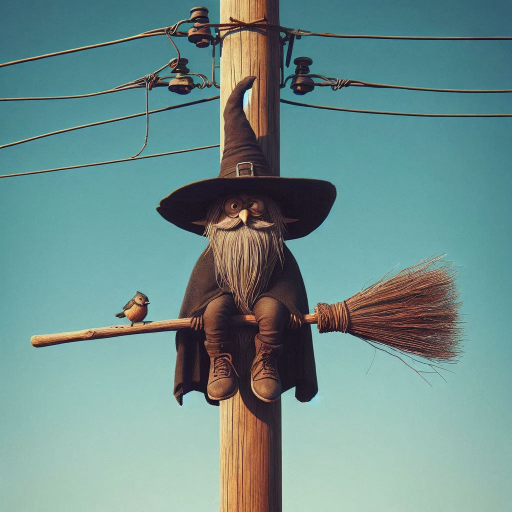 A bizarre digital grotesque caricature but realistic illustr... by ...