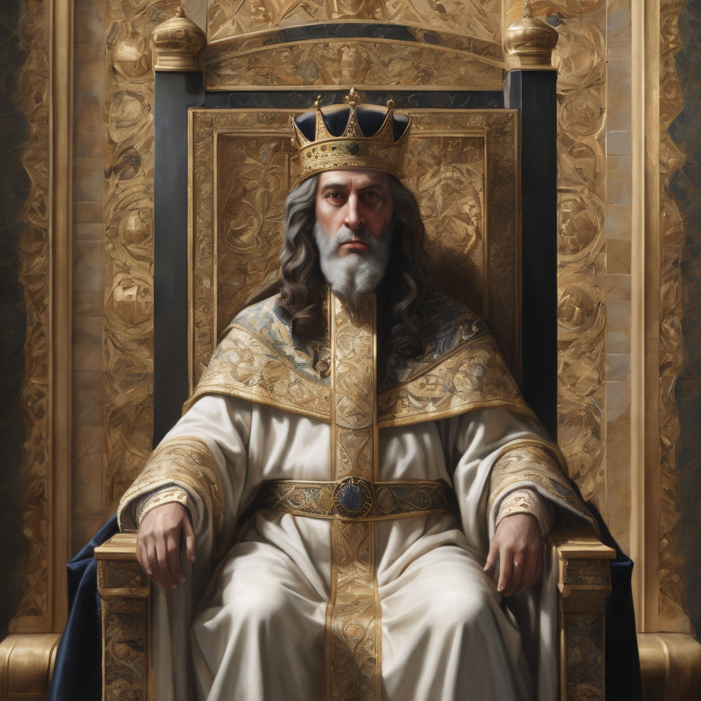 A realistic portrait of King Solomon by Carlos Correia - Playground