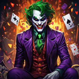 Joker character design by Bakelit Cz - Playground