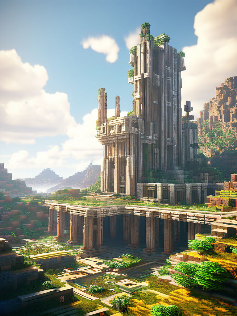 Minecraft-inspired environment by Vitali Ladynski - Playground
