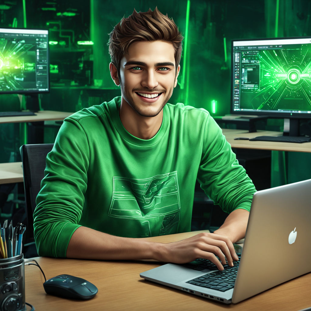 The character is a smart guy is 23 years old by Ali - Playground