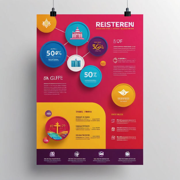 Advertising flyer featuring religious symbolism intertwined ... by ...