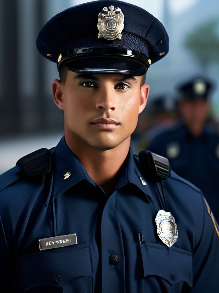 Realistic police officer by H O T E L - Playground