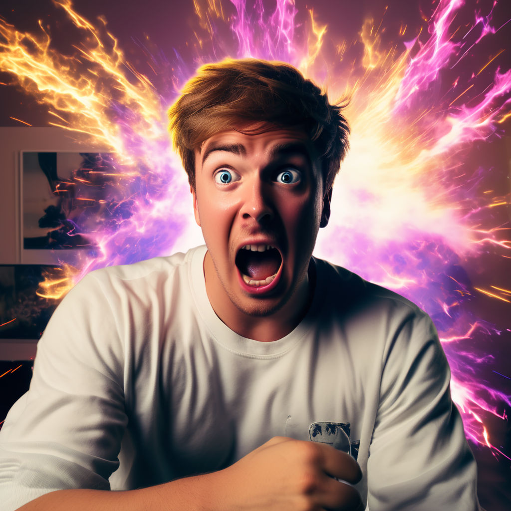 Mr. beast image with shocking expression... by Lokesh Hari - Playground