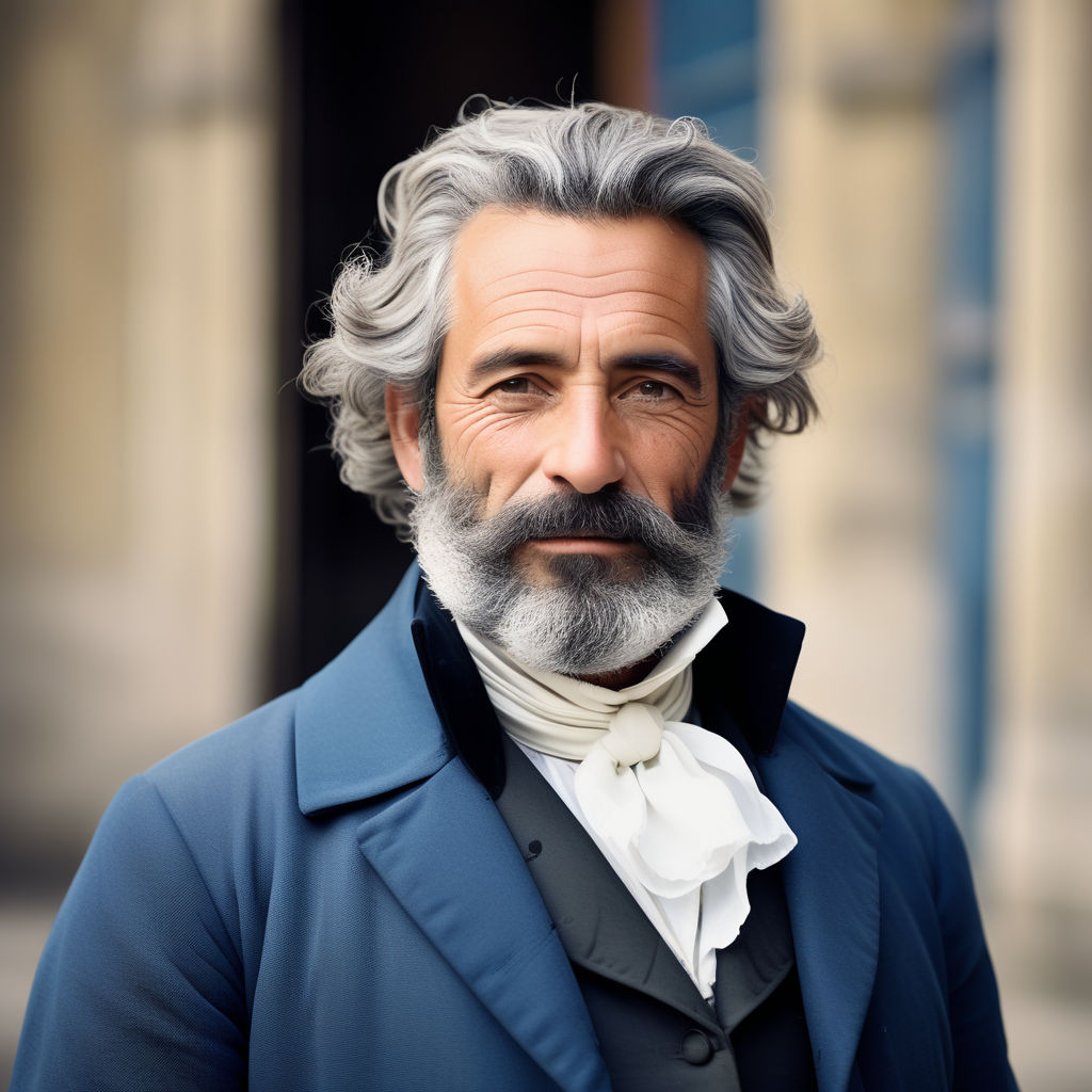 50 year old french man from 1824 by Logan Uhlman - Playground