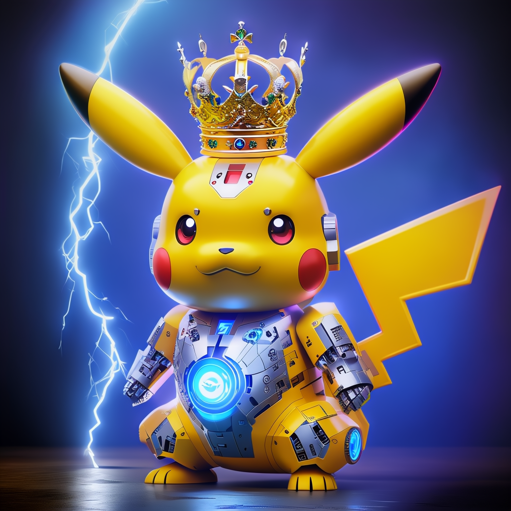 Mechanical Pikachu by M. Damian Zazueta Retamoza - Playground