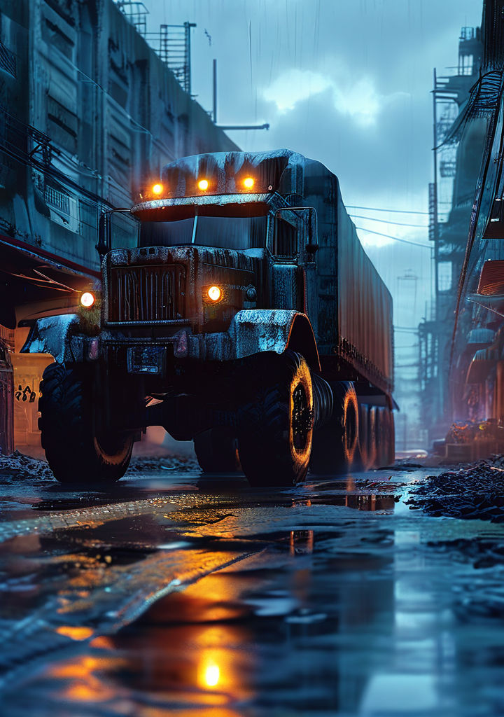 Nighttime Panorama of Terminator transformed into a colossal... by ...