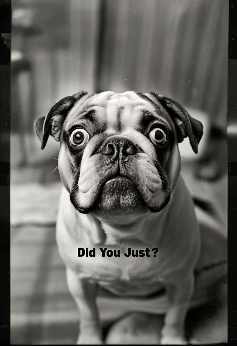 Surprised Bulldog Memes
