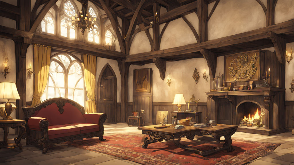Medieval living room by Вероника - Playground