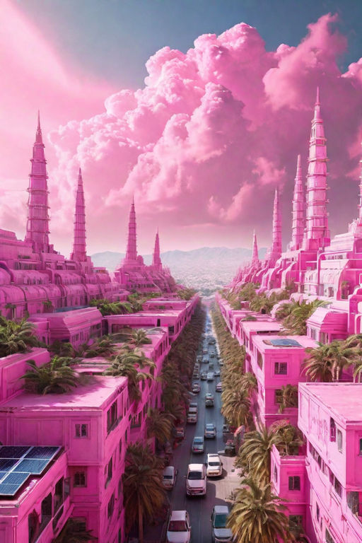 Pink city by Jota C - Playground