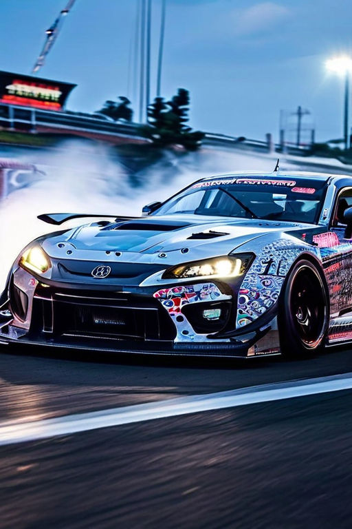 Japanese drift car by Noah Kerr - Playground