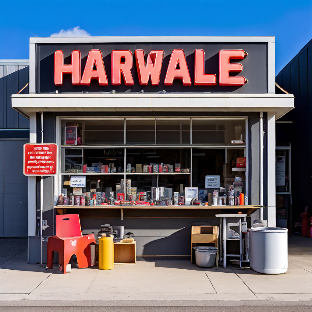 A modern hardware store sign by Mustafa K.ÇOBAN - Playground