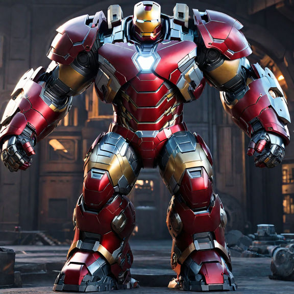 Futuristic Overpowered High Tech Iron Man Hulkbuster skin by Rfrotypee ...