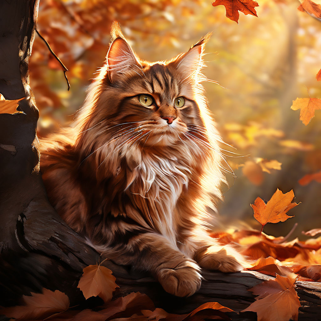 Maine Coon cat by Gerard Ammeraal - Playground