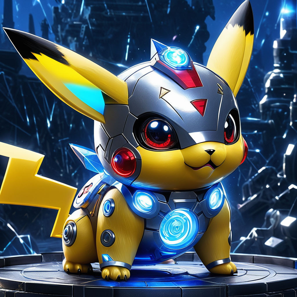 Mechanical Pikachu by M. Damian Zazueta Retamoza - Playground