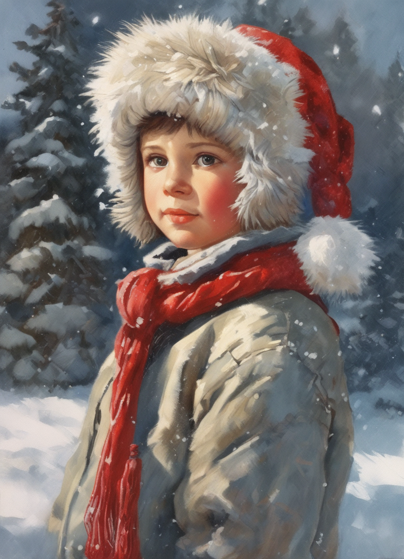 New Year's Soviet children's cards in the style of the artis... by ...