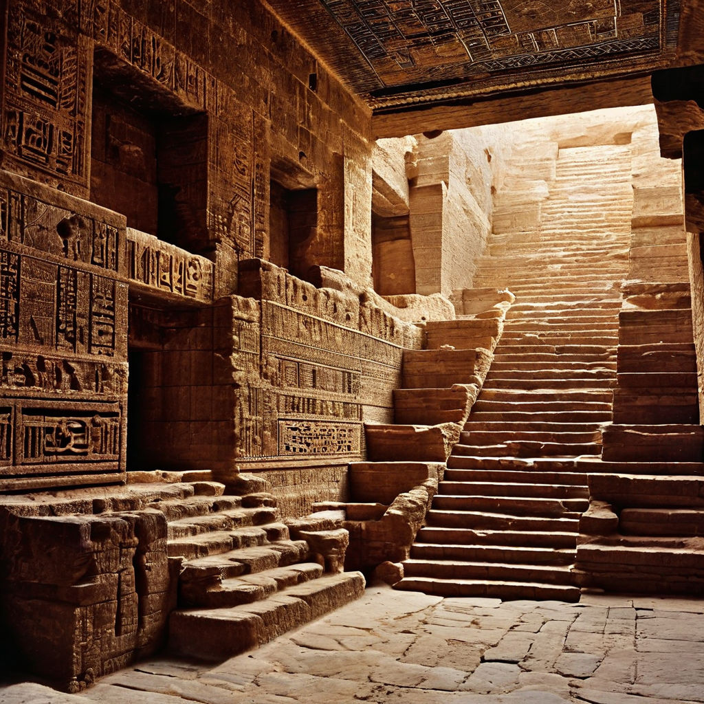 Interior of the Ziggurat of Ur during the mesopotamia era by Mathieu ...