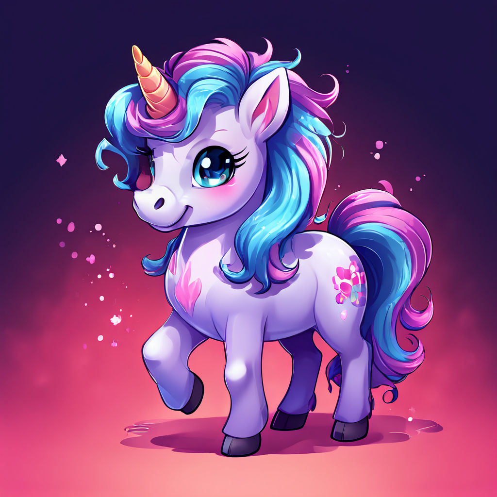 Pony from My Little Pony in cartoon style by Griffin_ Longa - Playground