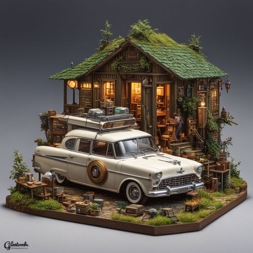 World of the miniature hippies by Katja H - Playground
